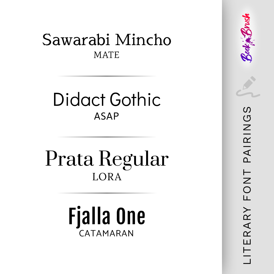 12 Genre Font Pairings for Graphics and Book Covers (with 45+ font ...