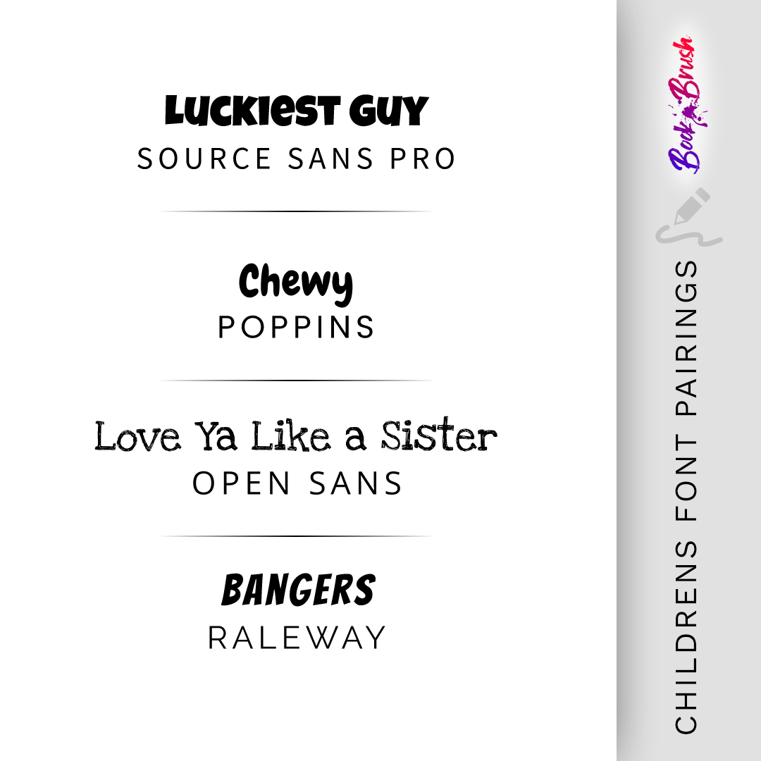 12 Genre Font Pairings for Graphics and Book Covers (with 45+ font ...