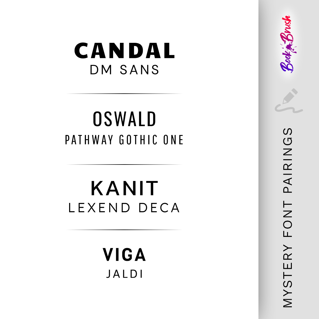 12 Genre Font Pairings for Graphics and Book Covers (with 45+ font ...