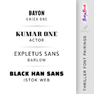 12 Genre Font Pairings for Graphics and Book Covers (with 45+ font ...