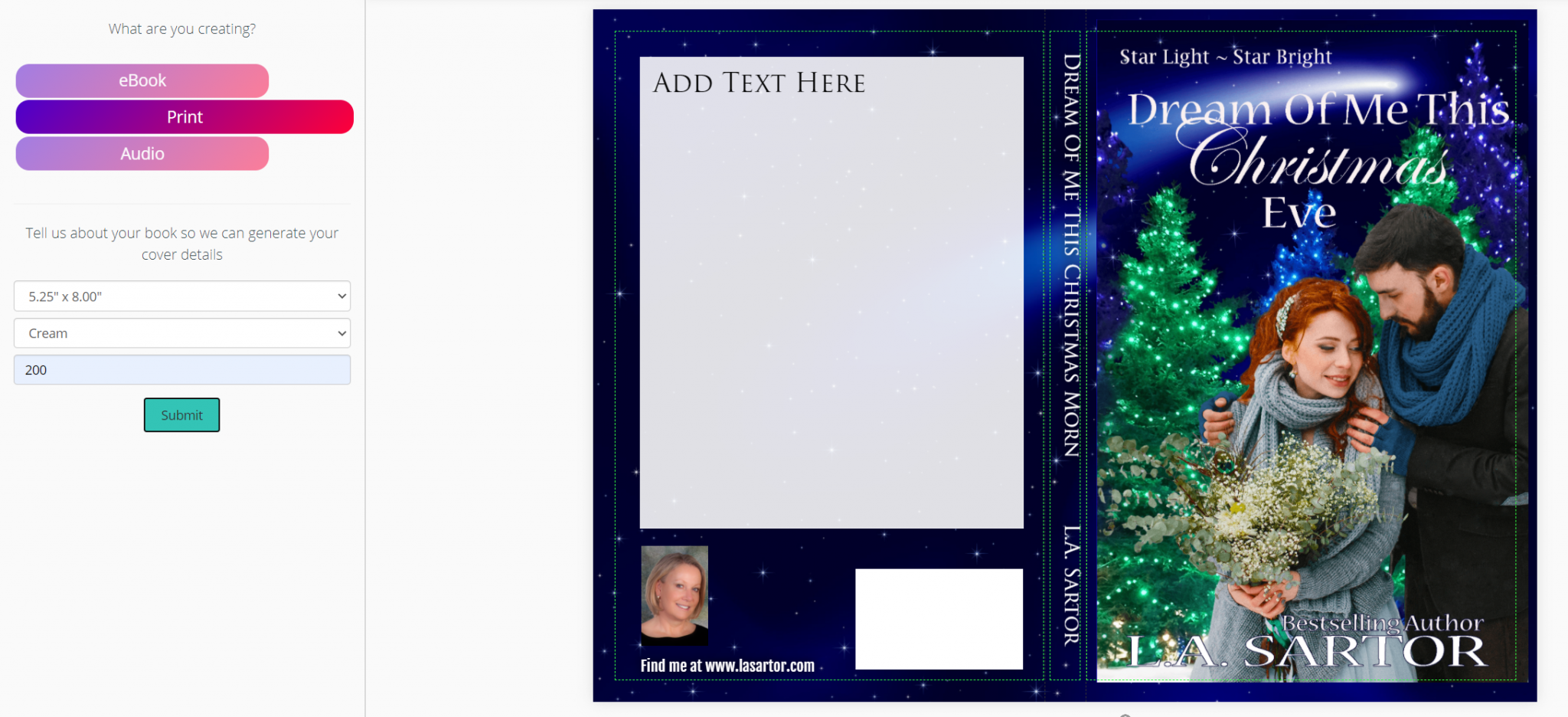 How To Create A Cover For Your Print Book - Book Brush